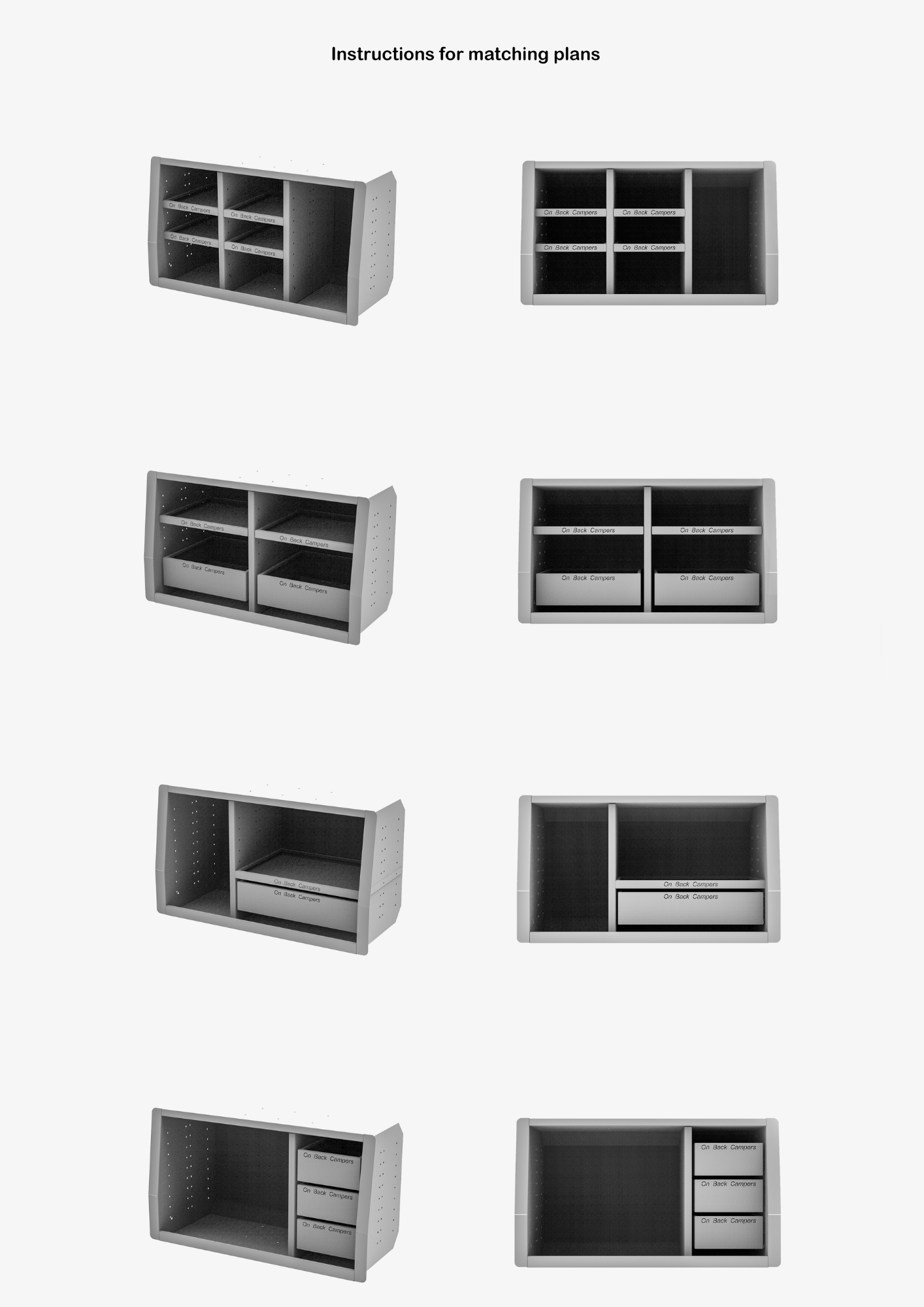 Build Your Tray Back Camper | T1 & T2 Series | OnBack Campers Australia ...