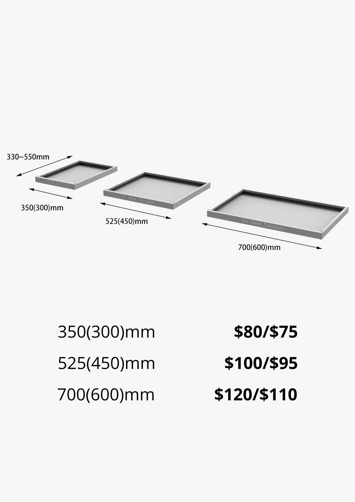 Build Your Tray Back Camper | T1 & T2 Series | OnBack Campers Australia ...